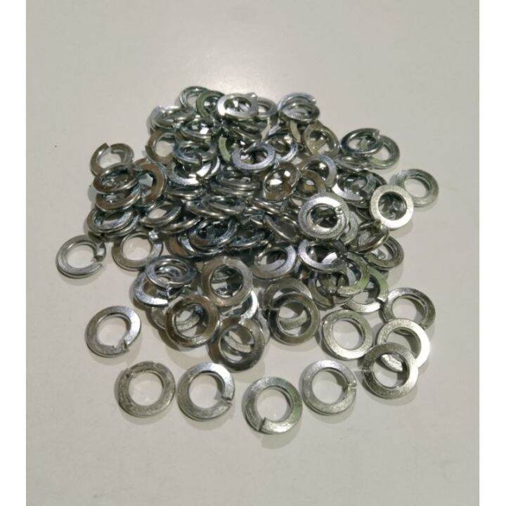 100 pcs ring per m6 putih galvanis 6 Mili ( untuk baut 10 ) | Lazada ...