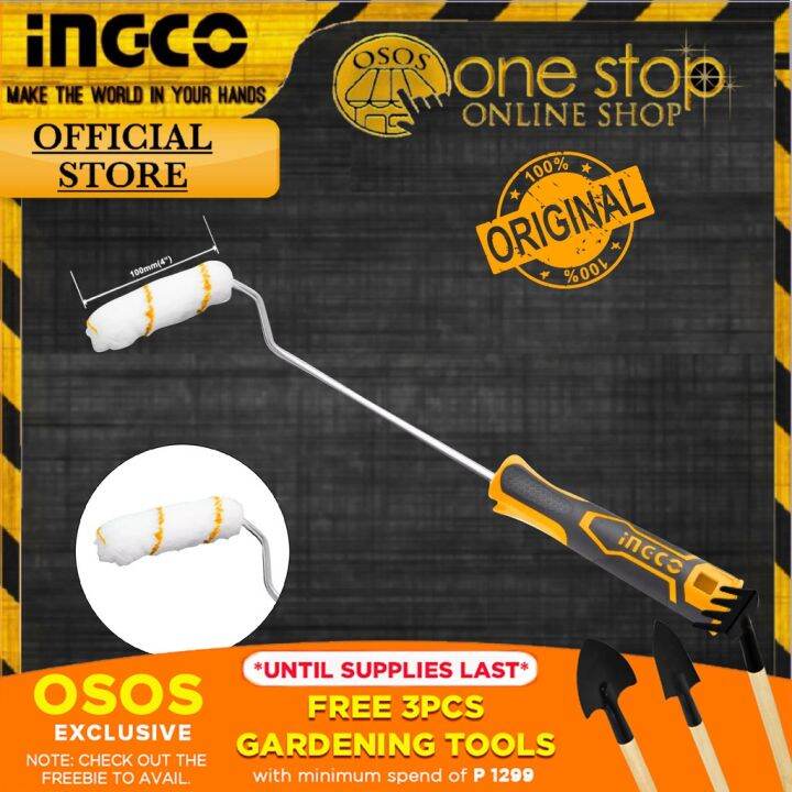 Ingco Original 4inches(100mm) Mini Cylinder Brush Paint Roller (Inner ...