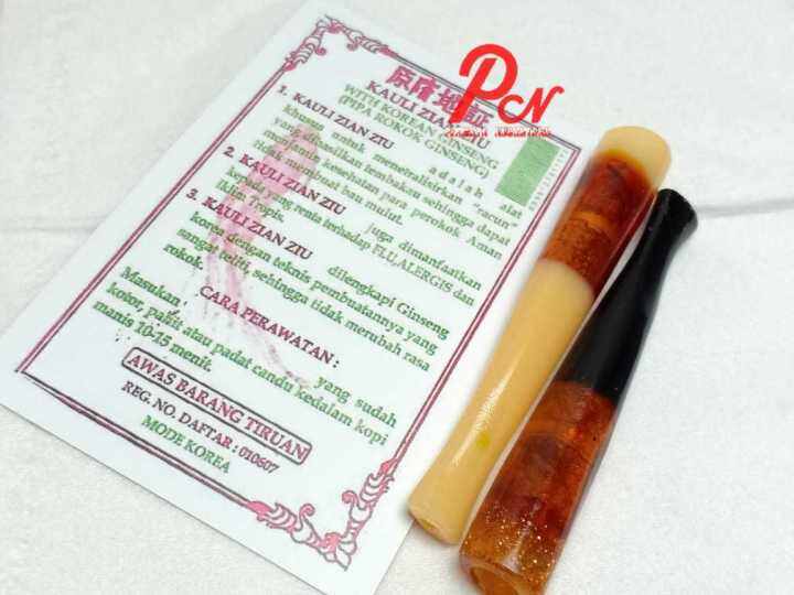 MUMER Pipa rokok Gingseng Korea Filter penyaring Nikotin Rasa Gurih Dan ...