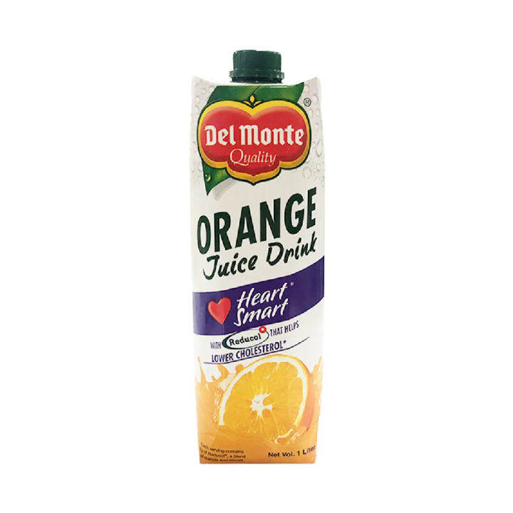 Del Monte Heart Smart Orange Juice Drink (1L) | Lazada PH