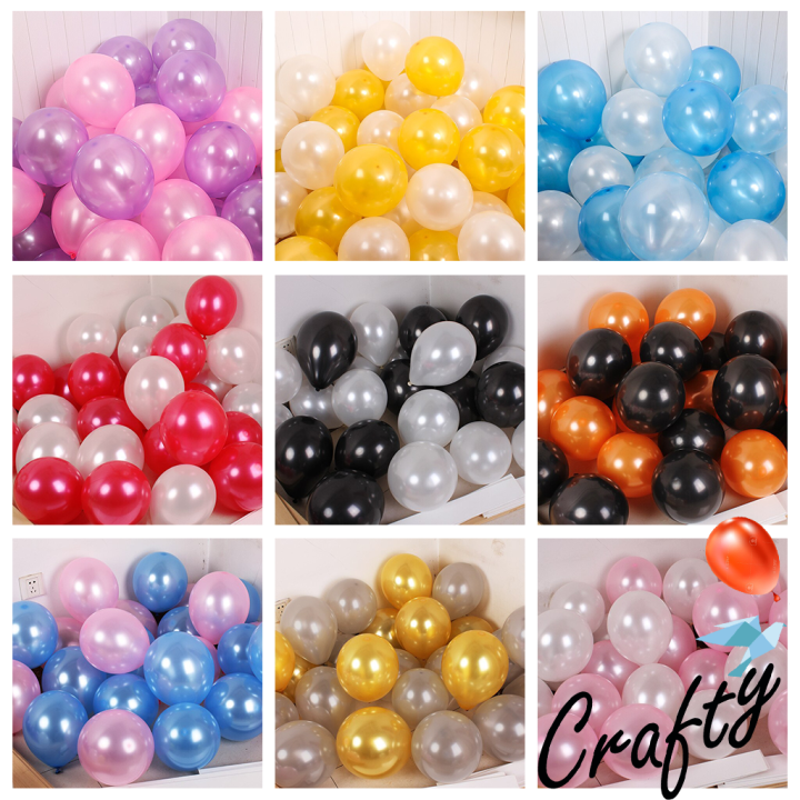 [LATEX COMBO] Balon Latex METALIK 2 WARNA MIX COLOR isi 20/30/50 ...