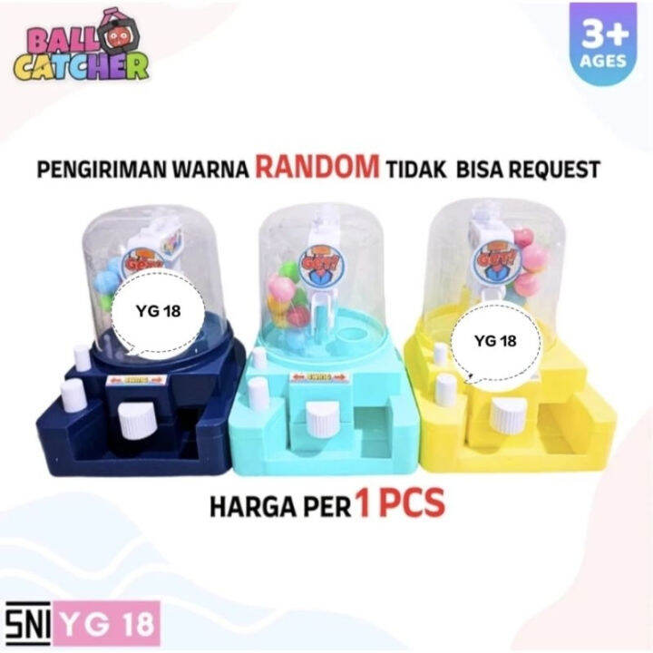 Mainan Edukasi Mesin Capit Bola Mini Manual Untuk Anak-Anak YG18 ...