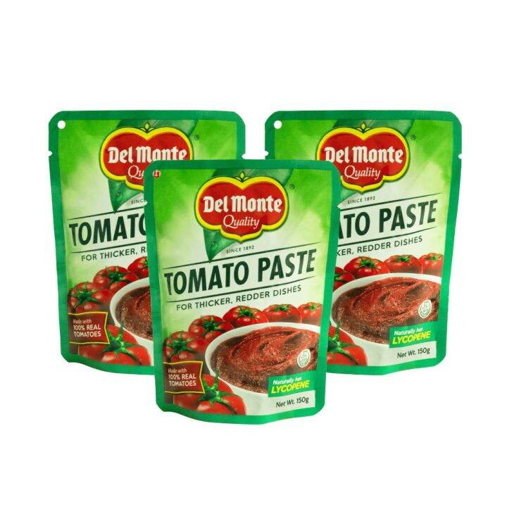 Del Monte Tomato Paste 150g - Pack of 3 | Lazada PH