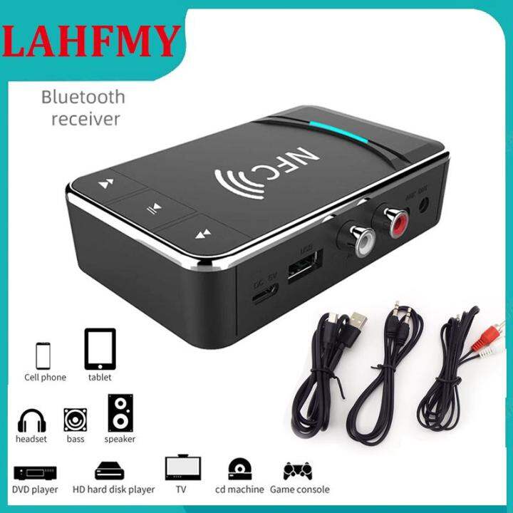 LAHFMY NFC Bluetooth-compatible 5.0 Transmitter Receiver RCA AUX 3.5mm ...