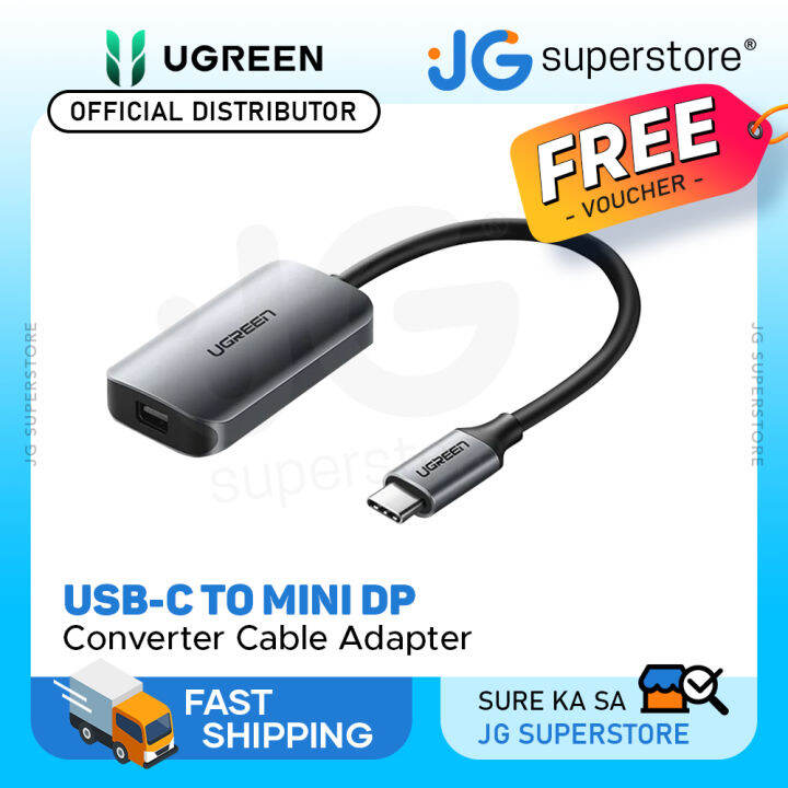 UGREEN 4K Ultra-HD USB C to Mini DisplayPort Converter Cable Adapter ...