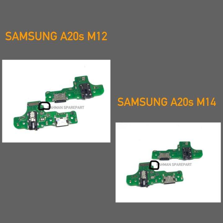 PCB SAMSUNG A20S A207 A207F M12 M14 - PAPAN KONEKTOR CAS SMART IC ...