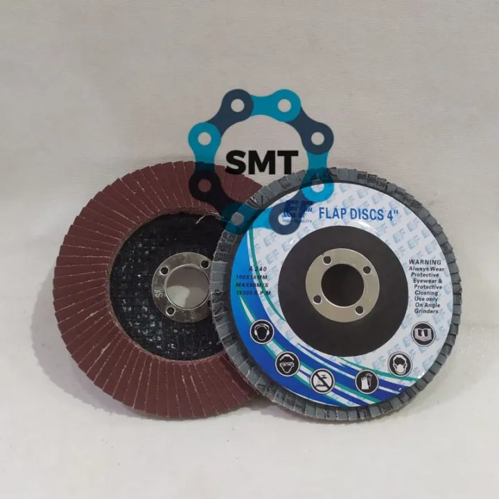 Hamplas Amplas Susun Tumpuk Flapdisc Flap Disc 4 Inch 4” Grit 240 ...