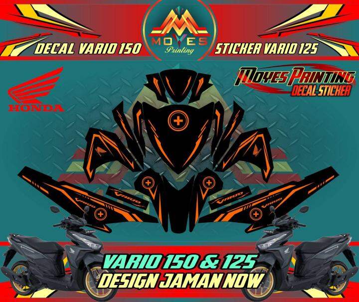 Sticker Full Body Honda Vario 125 - Decal Stiker Motor Vario 150 Gambar ...