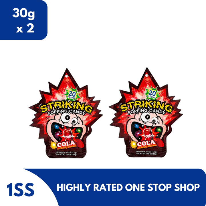 Striking Popping Candy Cola Flavor, 30g set of 2 | Lazada PH