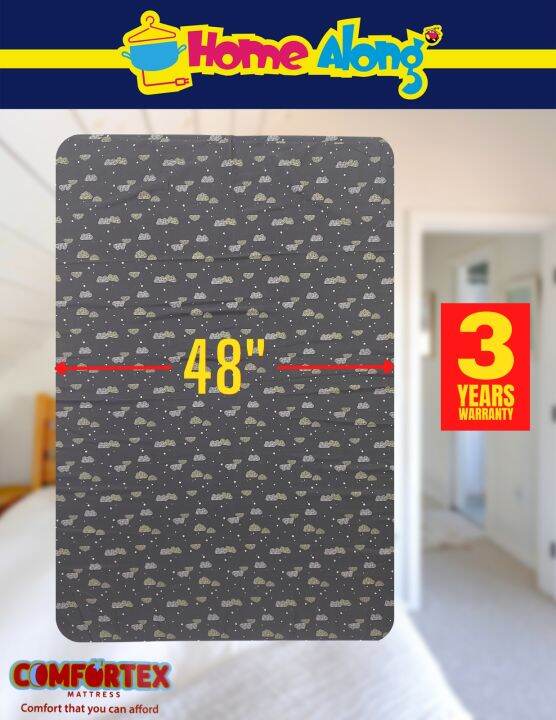 Comfortex 4" Thick Double Size Mattress 4"x48"x75" | Lazada PH