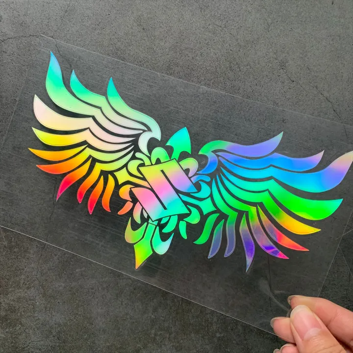 Suzuki Colorful Laser LOGO Wings Body Sticker, Fuel Tank Windshield ...