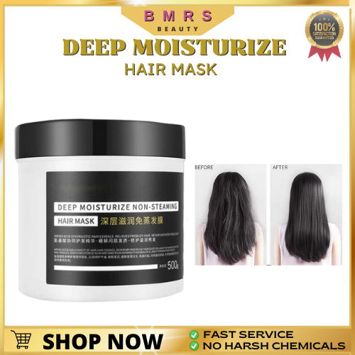 Deep Moisturize Non-Steaming Hair Mask Treatment Cream 500g, Hair Care ...