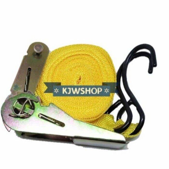 Tali Krek Cargo Lashing Belt Tie Down 1" Ikat Barang Rachet 5 Meter 5M ...