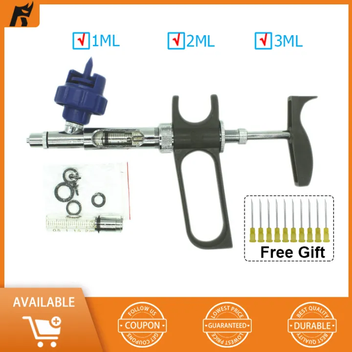 1ML/2ML/5ML Automatic Continuous Injection Adjustable Veterinary ...