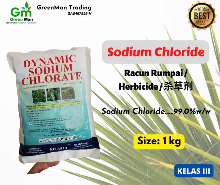 1kg Garam Rumpai Sodium Chloride 99% Racun Rumpai Herbicide | Lazada