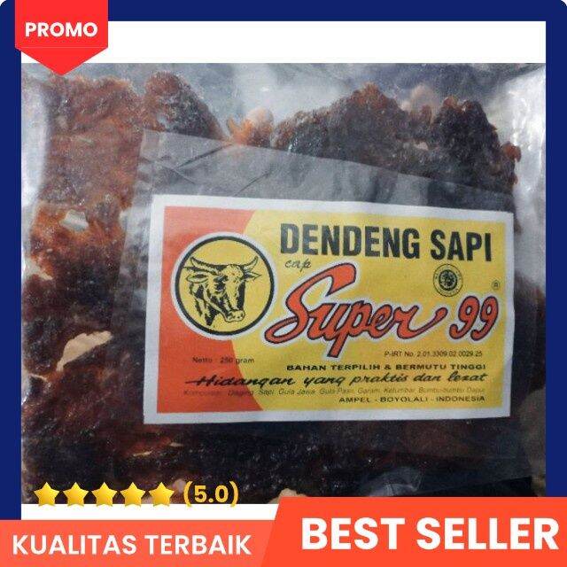 Dendeng sapi super 99 tegal dan Elang kemasan 250 gram Boyolali ...
