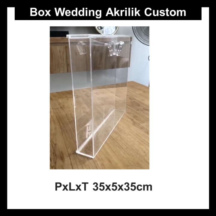 Box wedding akrilik PxLxT 35x5x35cm | Lazada Indonesia