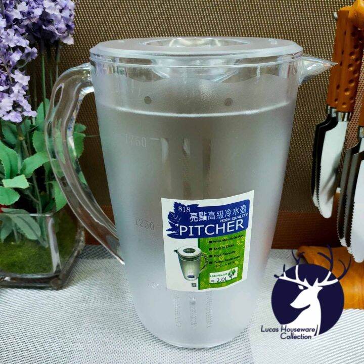 2.0Liters Water Pitcher (Pitcher With 4 Tumblers/ Pitcher) Pitcher Set ...