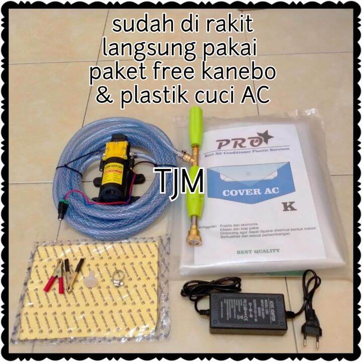 Alat Steam Pompa DC 12 Volt 120 PSI Set Steam Motor Mobil Cuci AC ...