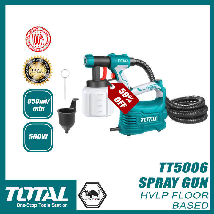 TOTAL TT5006 HVLP Floor Based Spray Gun 500W | Lazada PH
