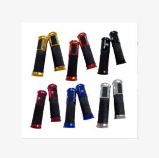 MOTORCYCLE MONSTER HANDLE GRIP RED GOLD BLACK BLUE SILVER UNIVERSAL ...