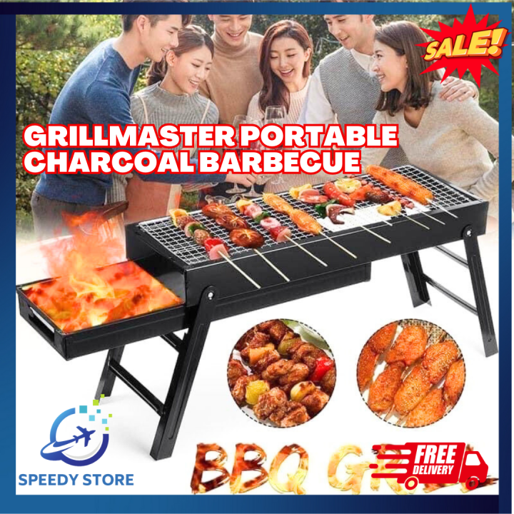 SPD Original Stainless Steel Portable Folding Charcoal Bbq Grill For ...