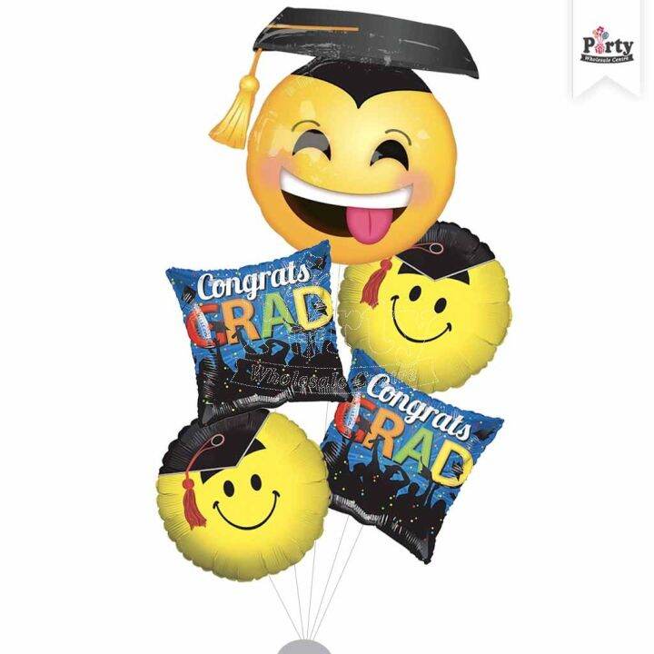 [SG SELLER] Emoji Smiley Face Congratulations Graduation Bright Star ...