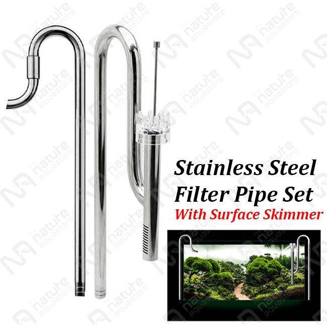 Aquarium Stainless Steel Lily Pipe Inflow / Outflow With Surface ...