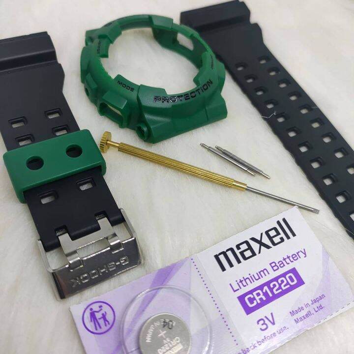 GShock GA100 GA110 GA120 Straps and Bezel with CR1220 Battery ...