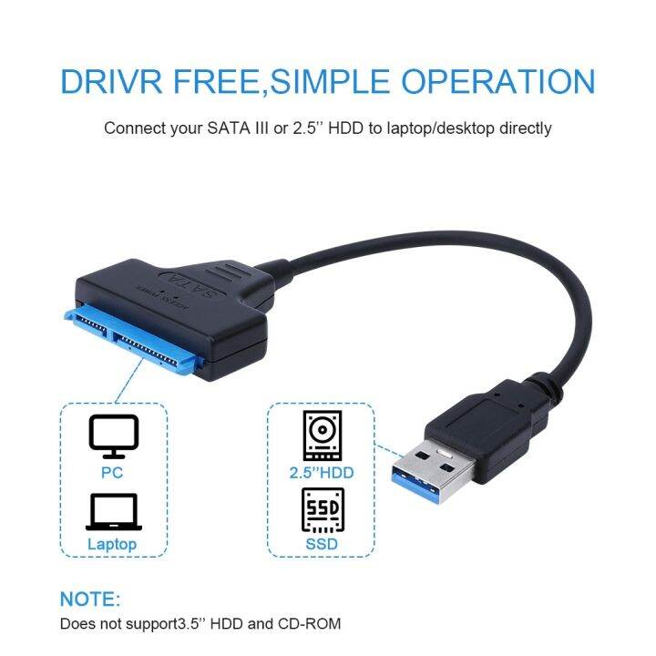 Usb Sata Cable Sata 3 To Usb 3.0 Adapter Computer Cables Connectors ...