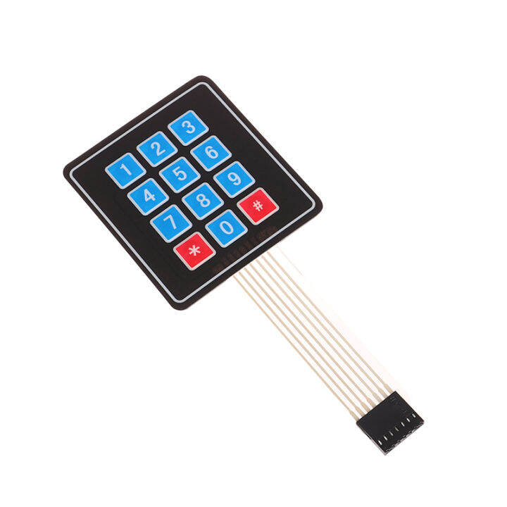 HF 4X4 3X4 Membrane Keyboard Key Switch Keypad Matrix External ...