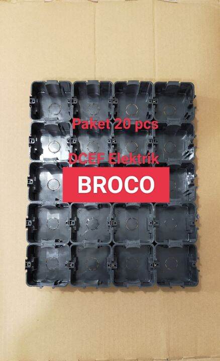 BROCO paket 20 pcs Grosir Broco inbodus Inbow dus doos Mangkok imbodus ...