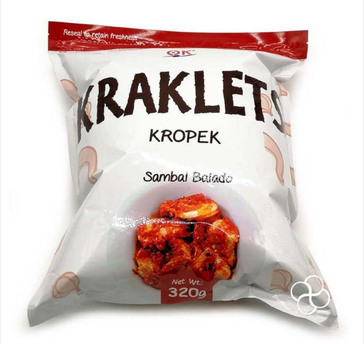 OK Kraklets Sambal Balado Kropek 320g | Lazada PH