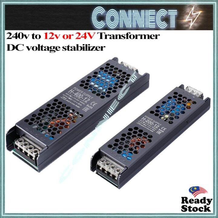Power Supply 12v 24v 220v AC To DC 12v/ 24v DC Voltage Stabilizer Power ...