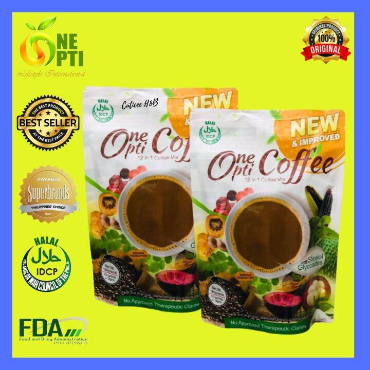 One Opti Coffee 12 in 1 Instant Coffee Mix with Steviol Glycosides ...
