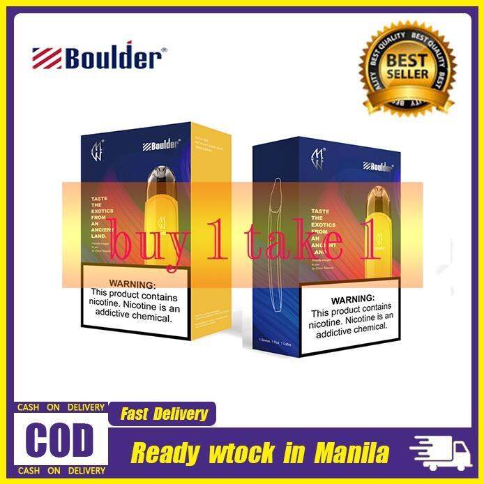 「Buy 1 take 1」Boulder e vape smoke original with filled juice ...