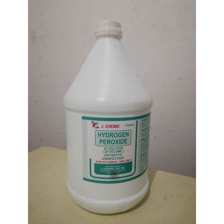 heat sell J Chemie Hydrogen Peroxide 6 Solution (Gallon) | Lazada PH