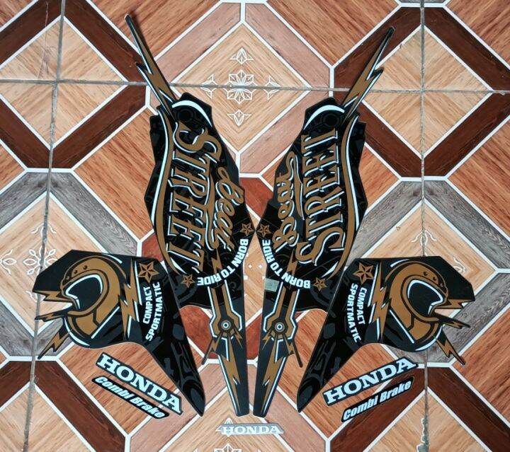 sticker striping motor honda beat street 2019 | Lazada Indonesia