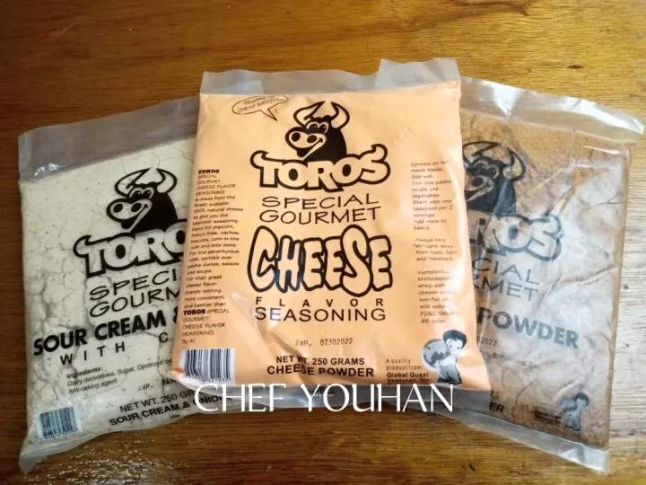 toros seasonig powder 250grms cheese powder sour cream bbq powder ...