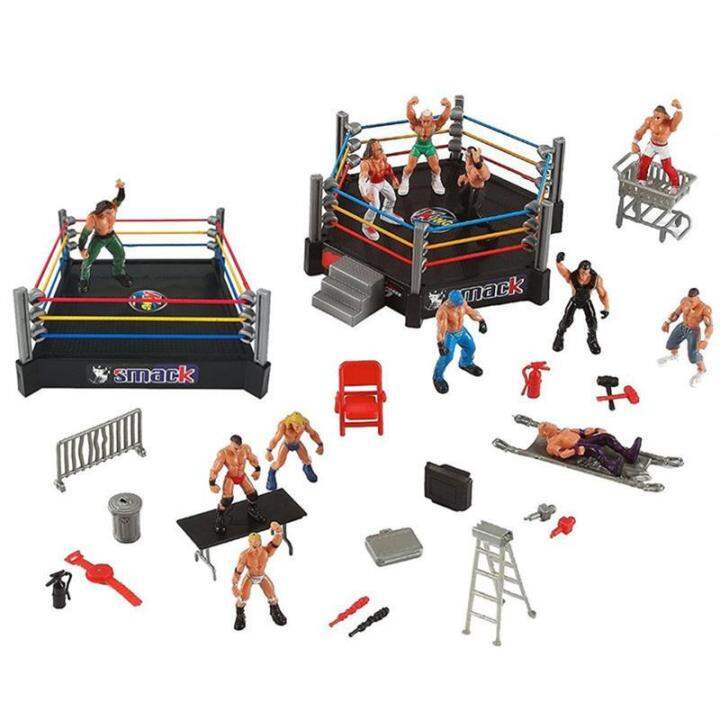 SD TV Action Figures with cross-border Amazon WWE wrestler ring ...