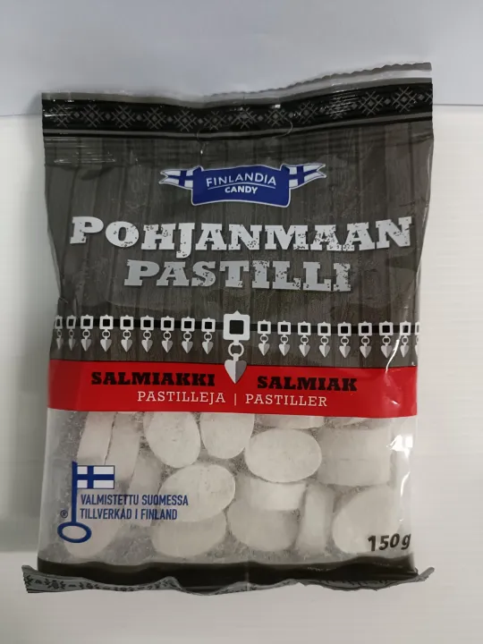 salty liquorice pastil, Pohjanmaan pastilli, salmiakki, 150 g | Lazada ...