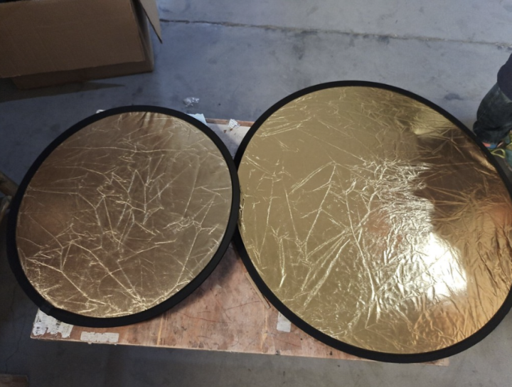 24" 60cm/ 32" 80cm 2 in 1 Portable Collapsible Disc Light Photography ...