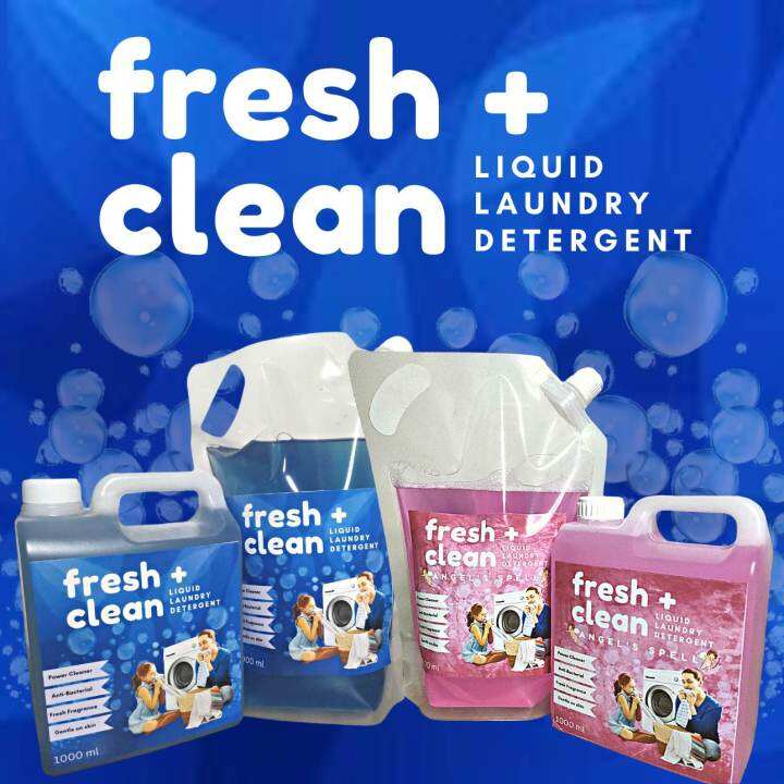 Fresh + Clean Laundry Liquid Detergent | Lazada PH