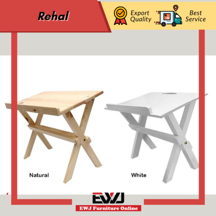 💻Ready Stock💻EWJ 9959 Rehal Meja Duduk Kayu Getah/Al-Quran Rihal Wood ...