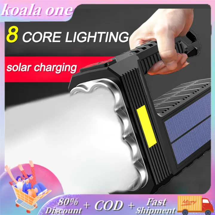 【COD】Strong light long-range 500000 meters flashlight rechargeable ...