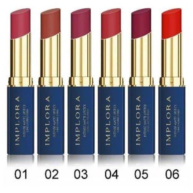 IMPLORA Intense Matte Lipstick Long Lasting Finish Original BPOM ...