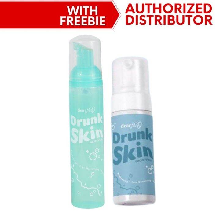 ☬Dear Face Drunk Skin Foaming Facial Wash Cleaser 100ml♖ | Lazada PH
