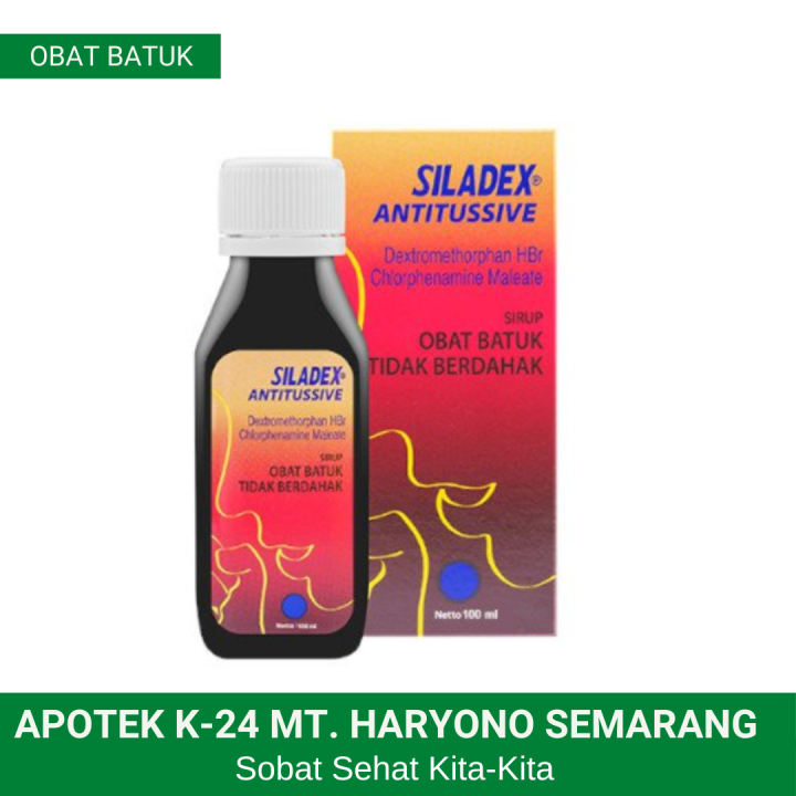 Siladex Antitussive Sirup Merah - Obat Batuk Kering | Lazada Indonesia