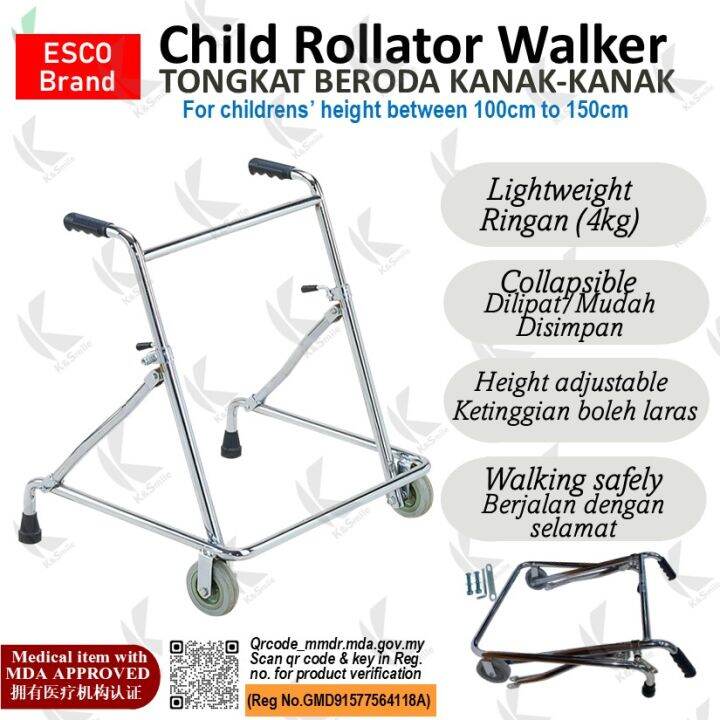 Esco Child Rollator Child Walker | Lazada