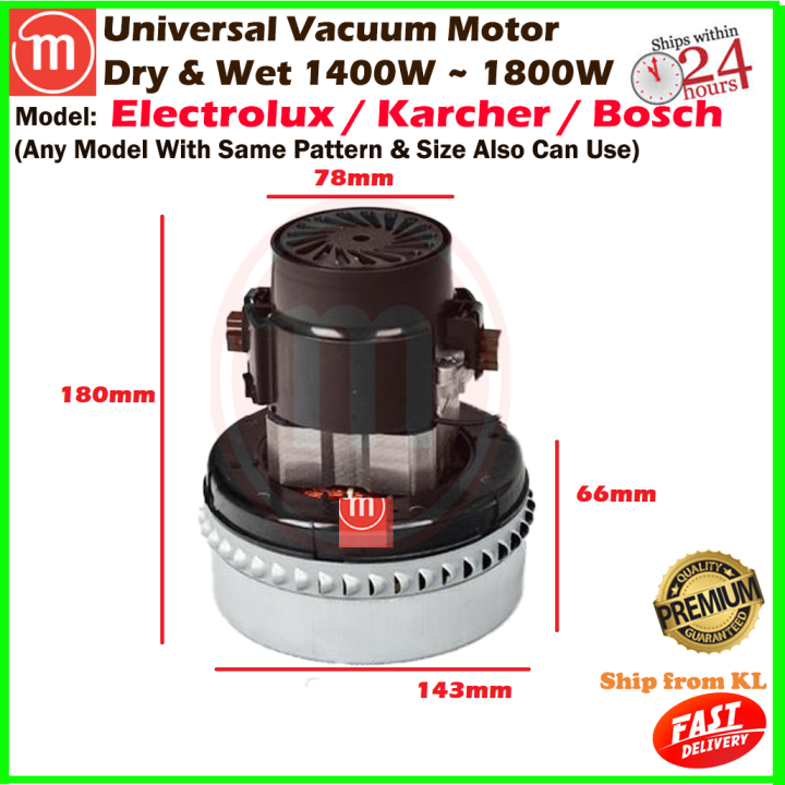 Vacuum Motor 1400W Dry & Wet Vacuum Cleaner Motor Spare Parts Motor ...
